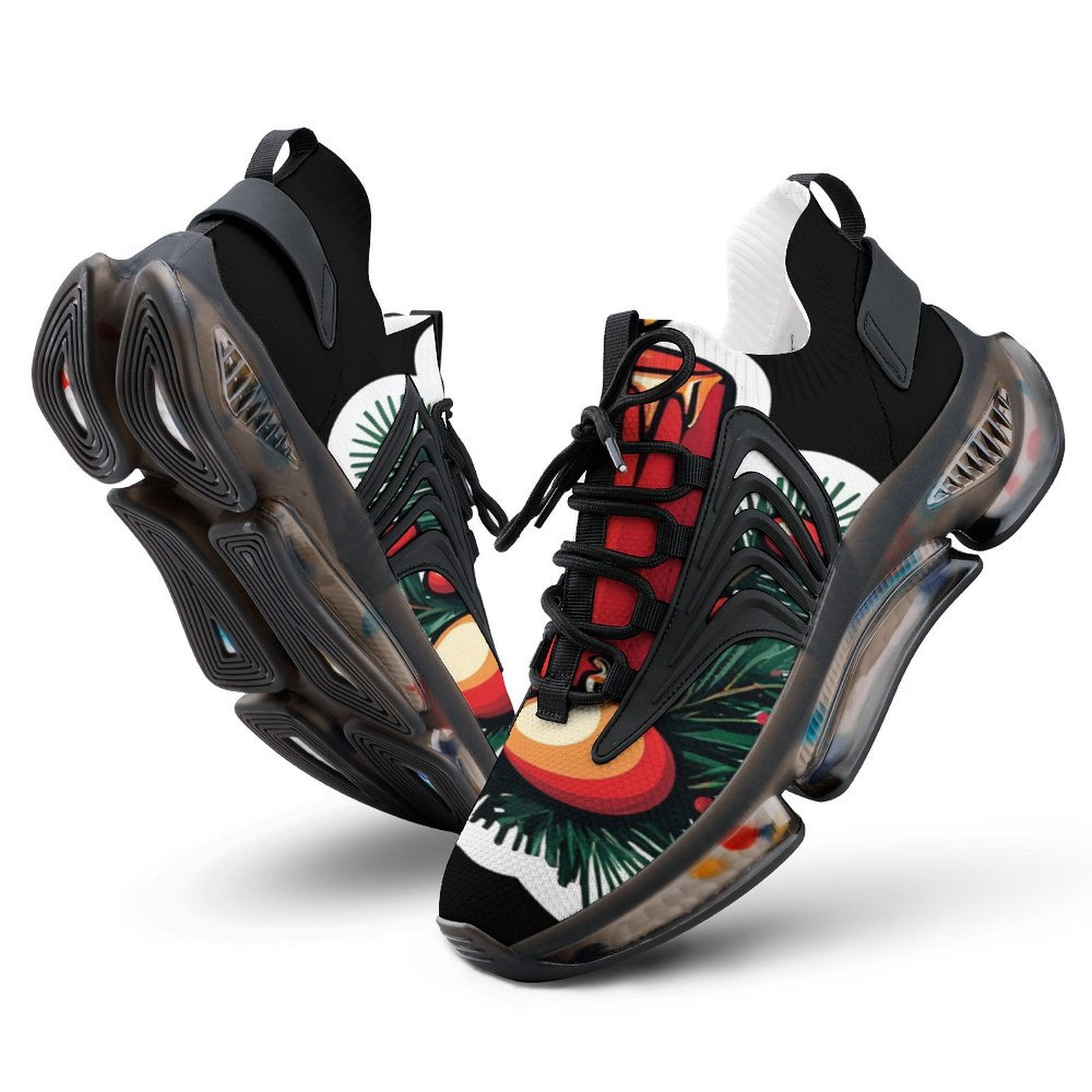 Christmas Candle Ornaments Decor Walking Shoes for Men Woman ...