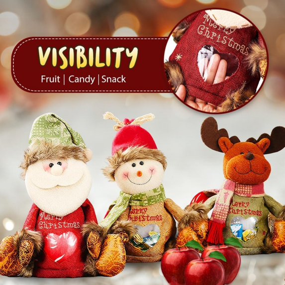 Christmas Candy Apples Bag Children's Gift Bag Candy Bag [Elderly ...