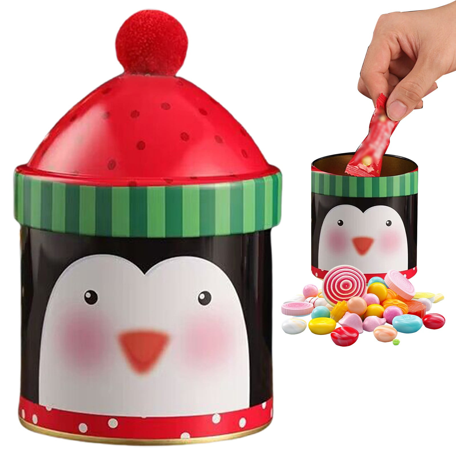 Christmas Candy Bowl, Christmas Candy Dish, Santa Cookie Jar, Christmas ...