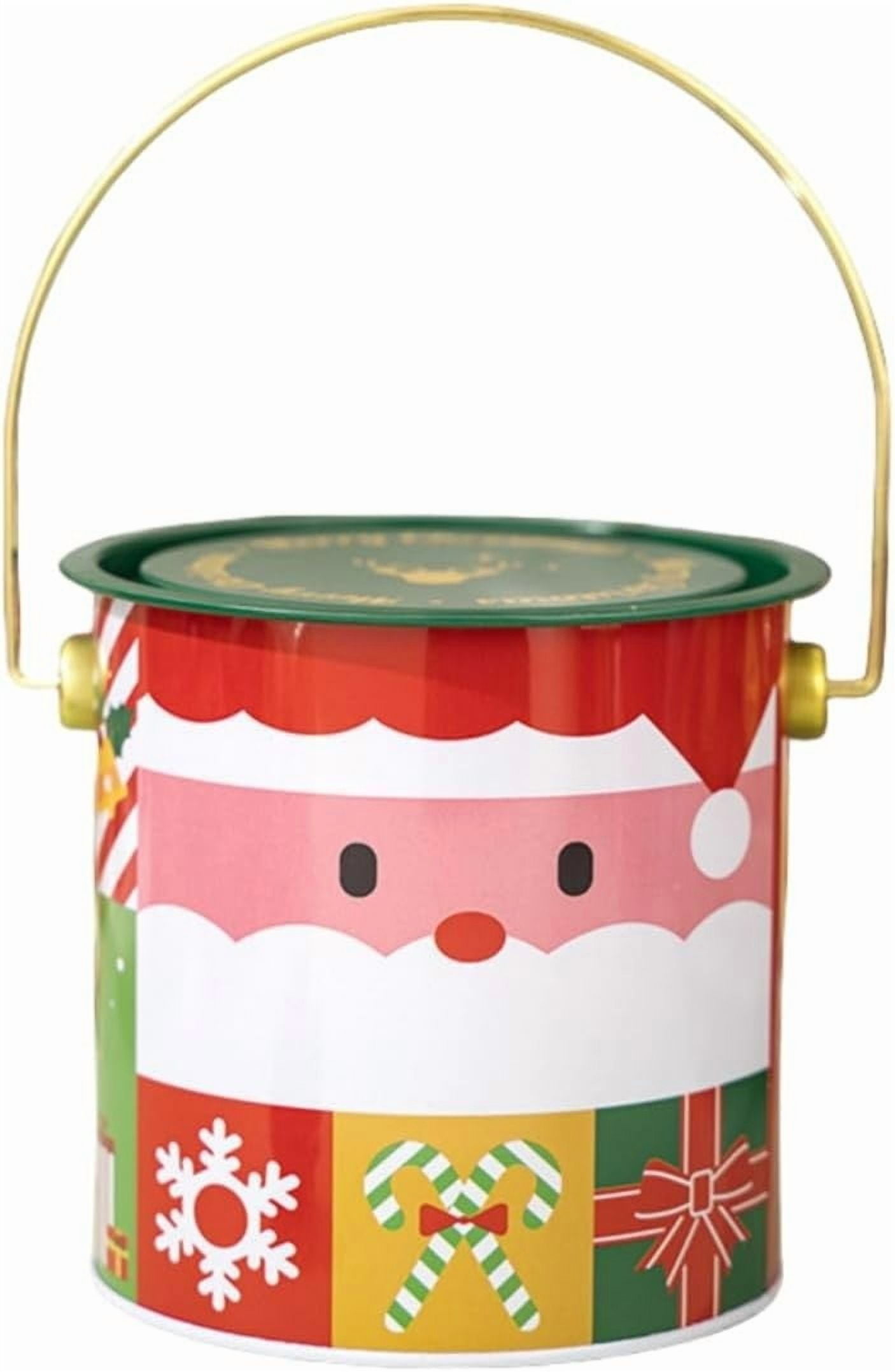 2025 New Christmas Candy Buckets,Small Pails Santa Claus Snowman ...
