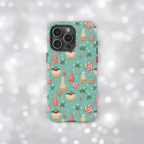 Christmas Candy Cane Phone Case for iPhone 11 12 13 14 15 16 Pro Max - Walmart.com