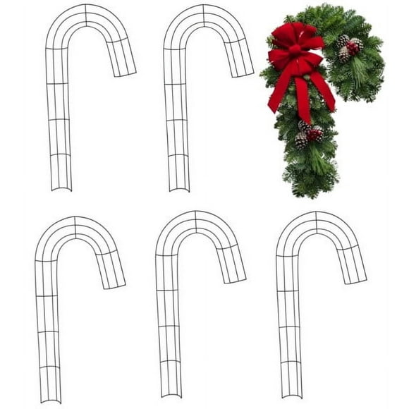 Candy Cane Wreath Frame