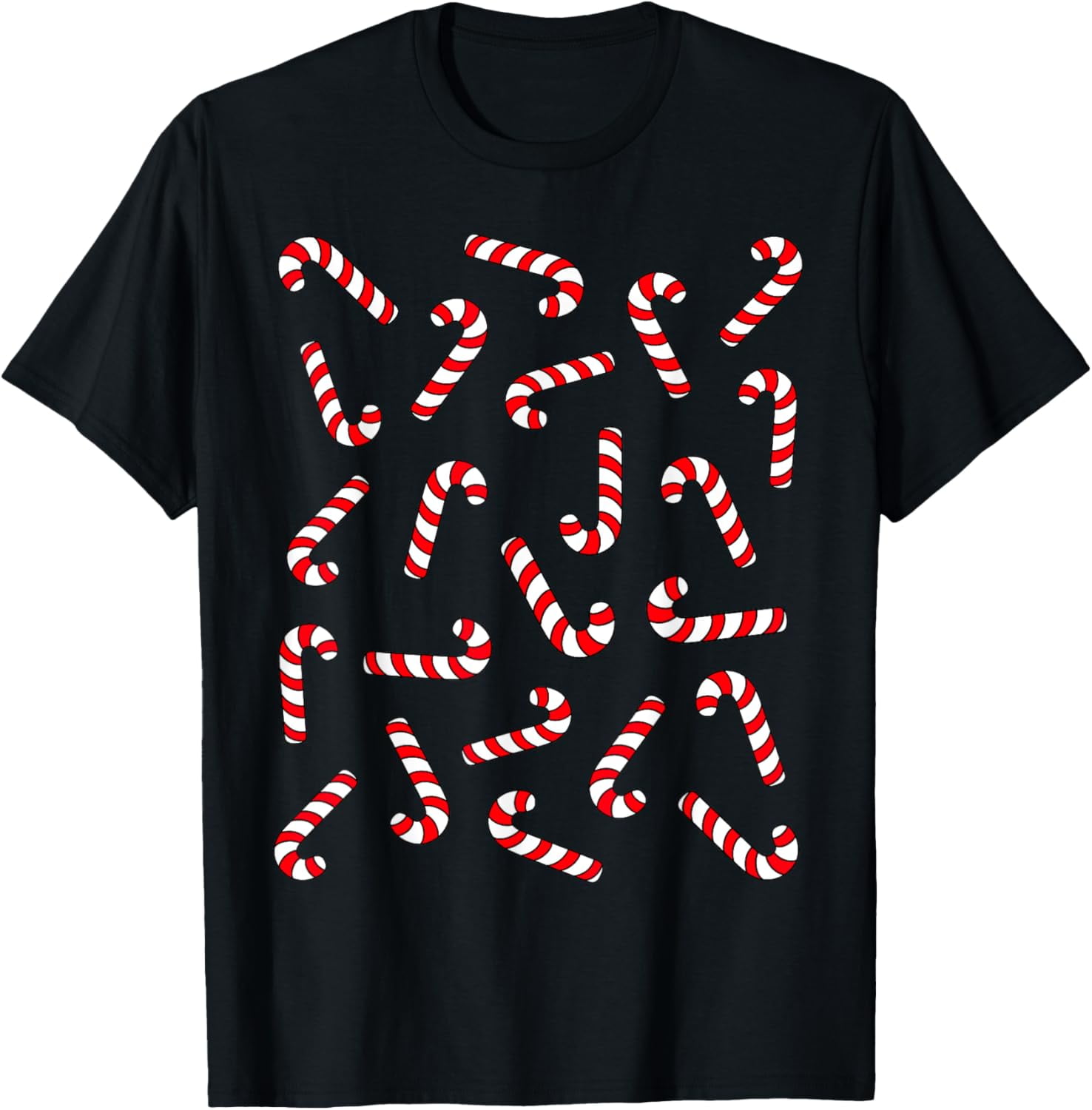 Christmas Candy Cane Shirt Kids Candy Canes Pajamas Family T-Shirt ...