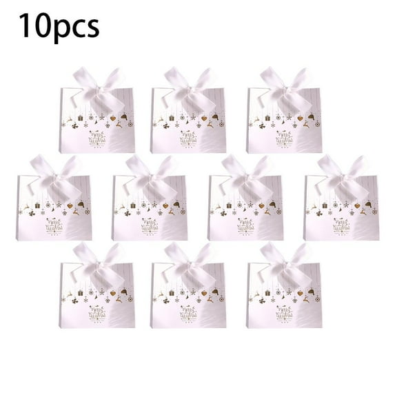 Christmas Candy Gift Box 10pcs Set - Festive Packaging for Chocolates ...
