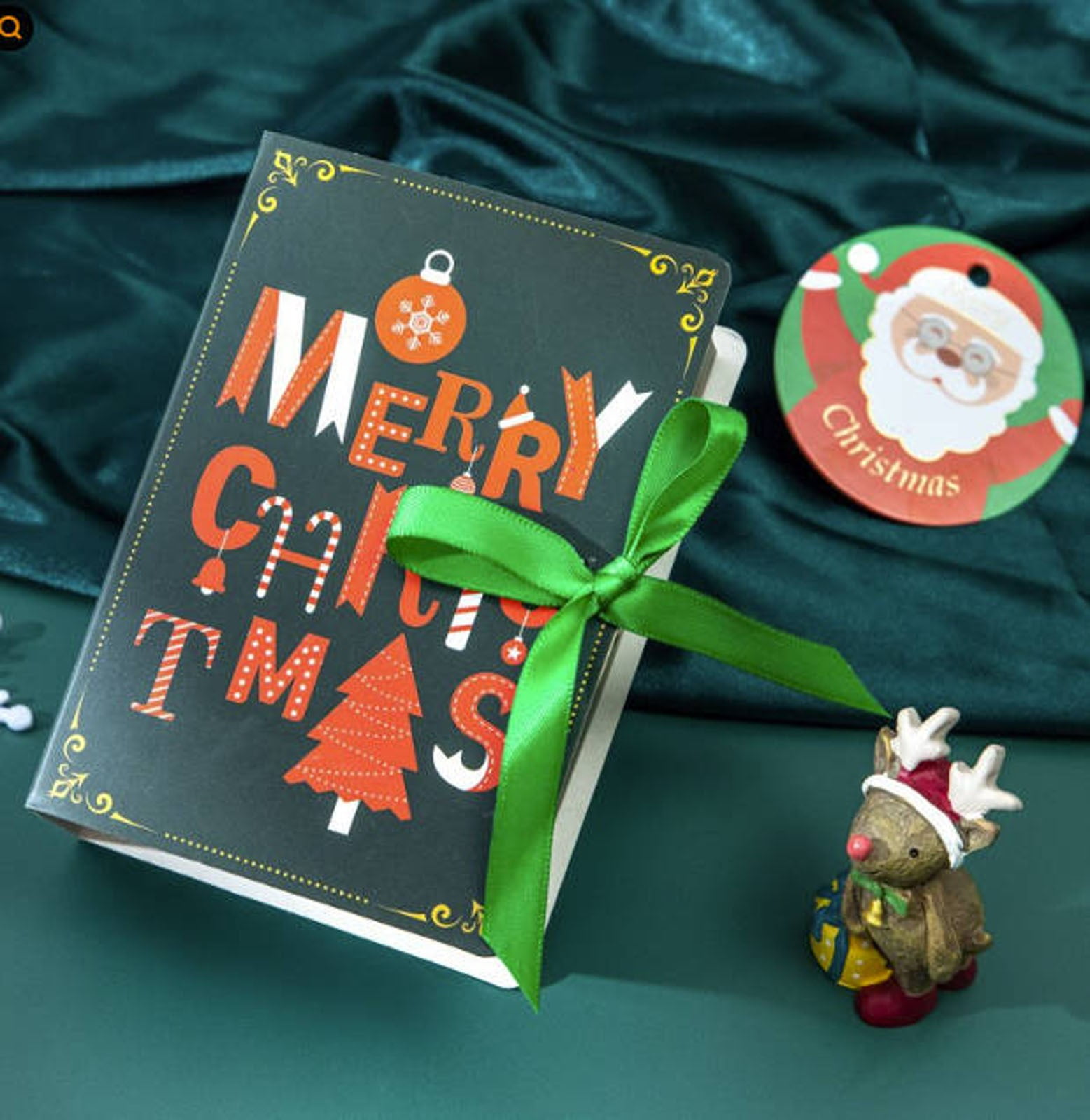Christmas Candy Gift Box | Festive Green Paper Packaging | Holiday ...