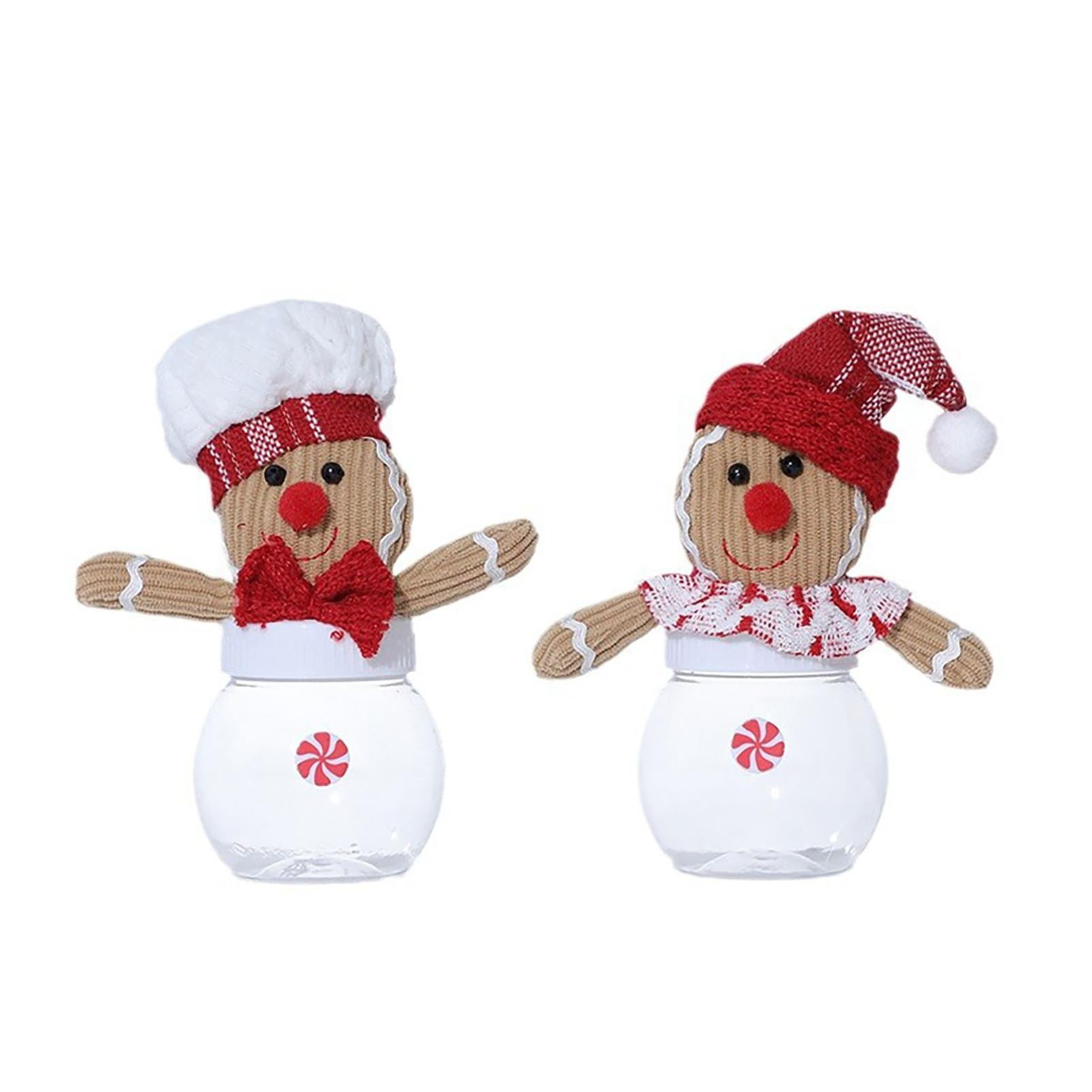 Christmas Candy Jars Gingerbread Men Jars Decorative Jars for Candies ...