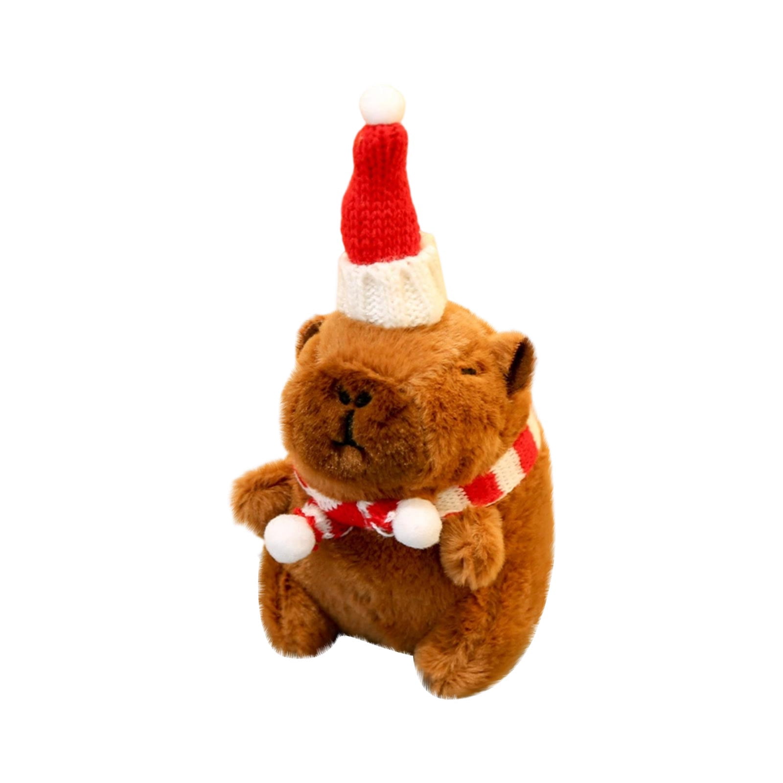 Christmas Capybara Stuffed Animal Plush, 4.72Inch Holiday Capybara with ...