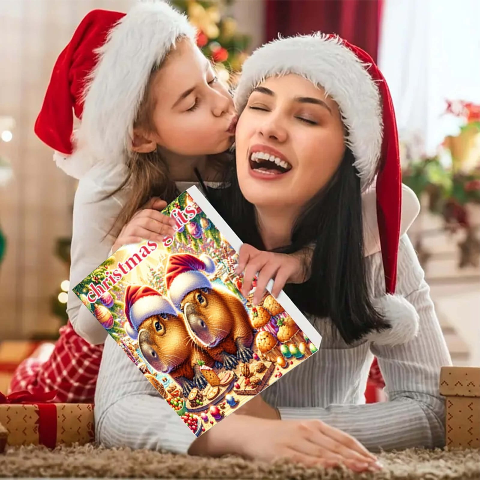 Christmas! Capybara Wooden Christmas Ornaments 2024 Christmas Countdown ...