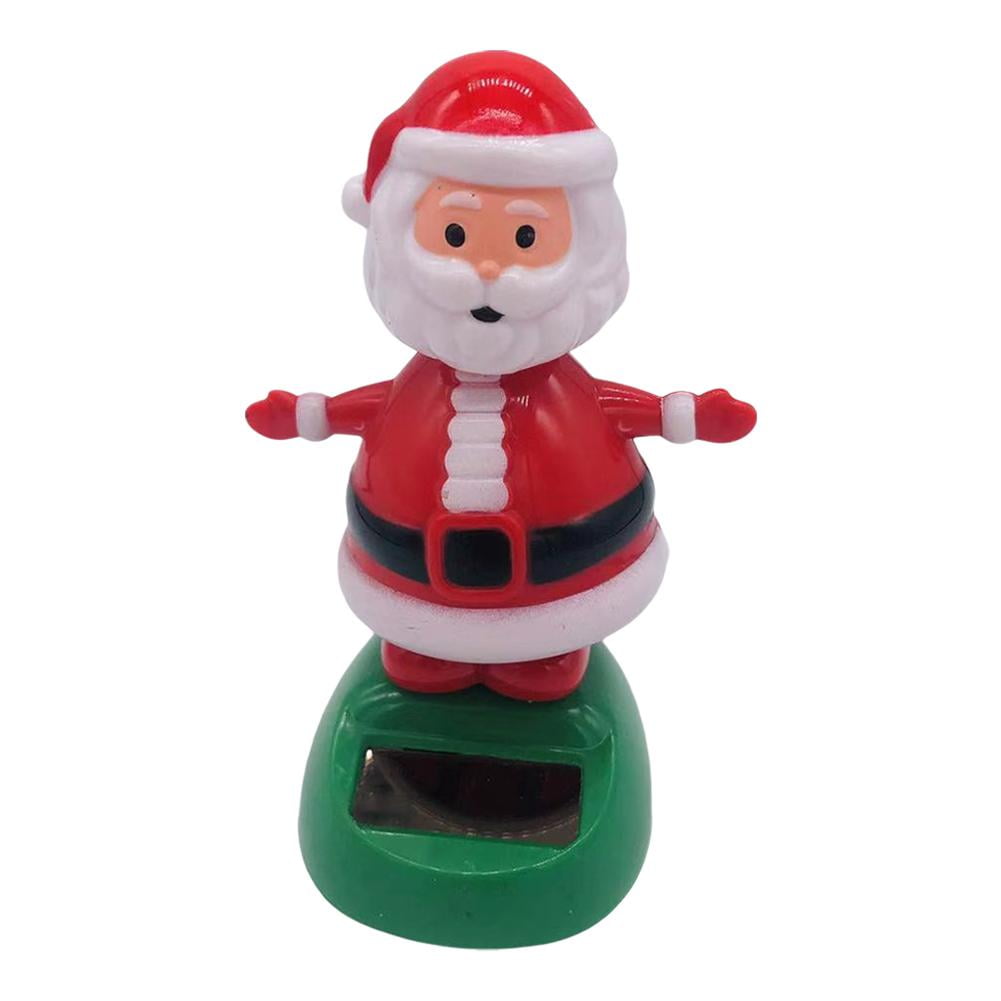 Christmas Car Dashboard Decorations Cute Solar Po wered Dancing ...