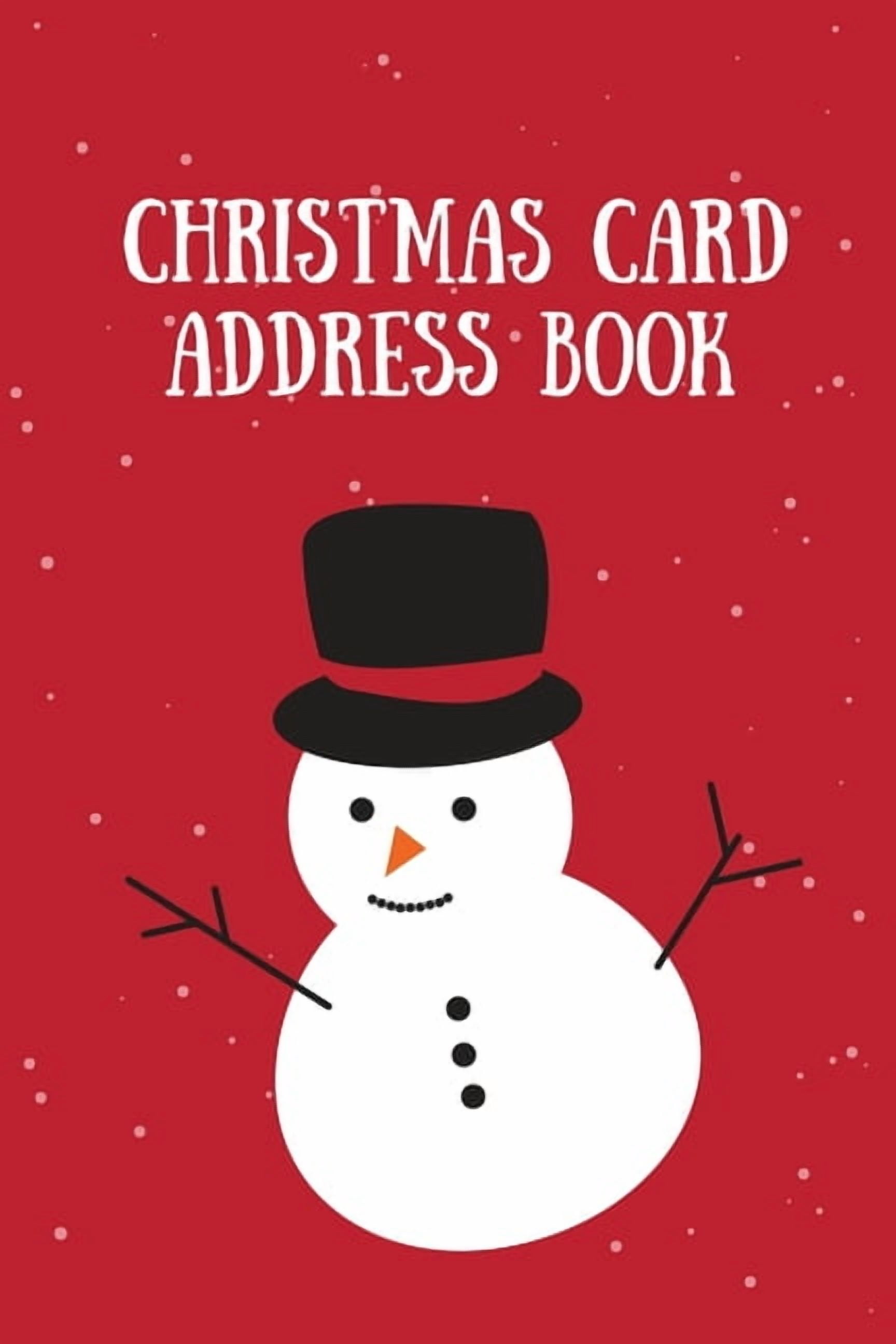 Christmas Card Address Book: Holiday Cards Sent And Received, Keep ...