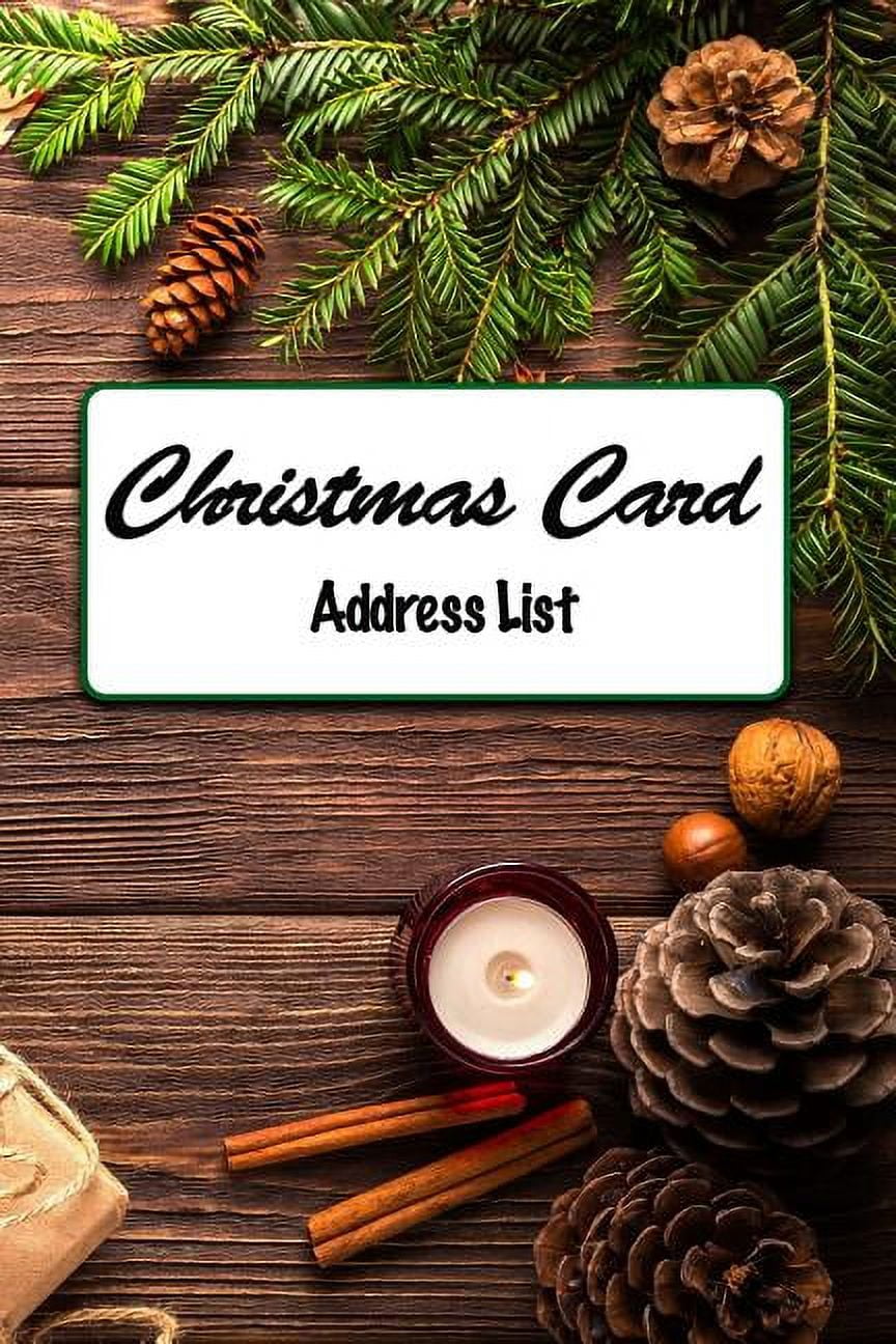 Christmas Card Address List: A custom tracker and address list for you ...