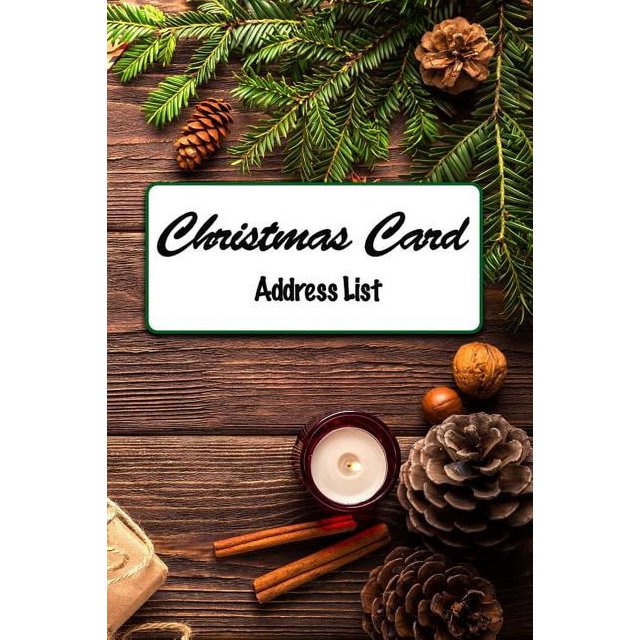 Christmas Card Address List: A custom tracker and address list for you ...