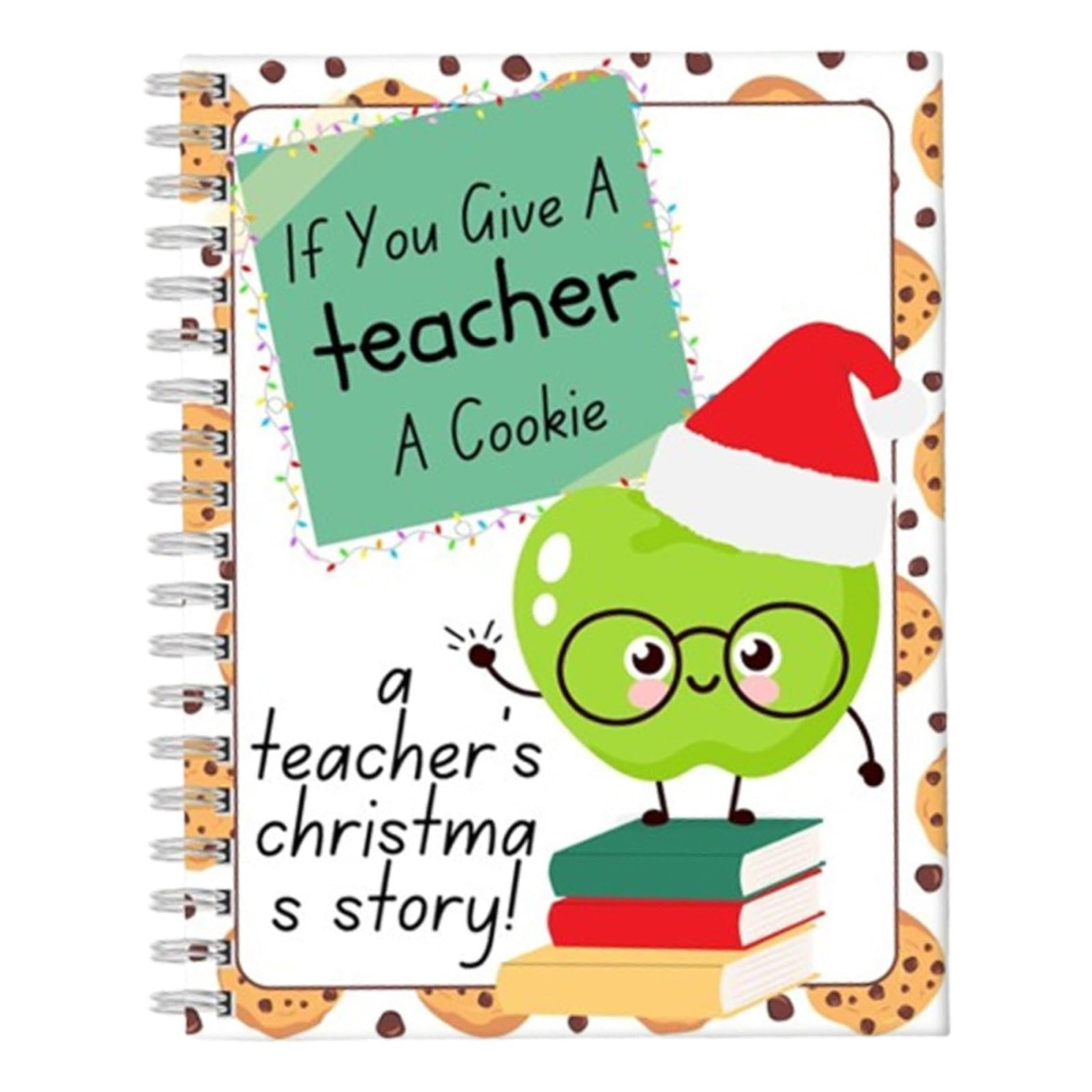 Christmas Card Book If You Give A Teacher A Cookie Book 11" Handmade ...