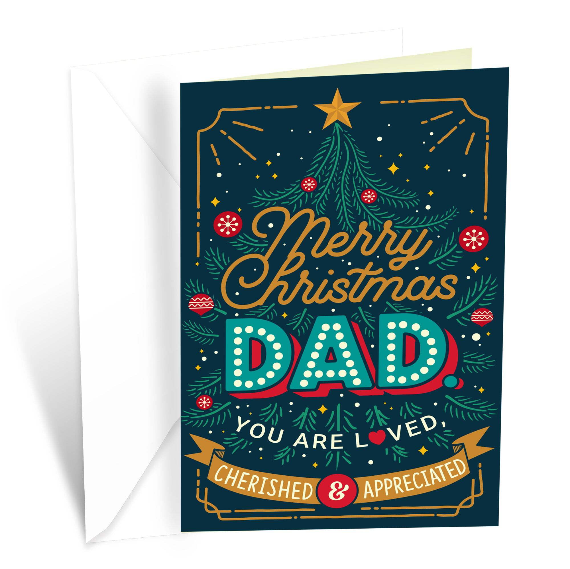 Prime Greetings Dad Christmas Card (Father) - Walmart.com