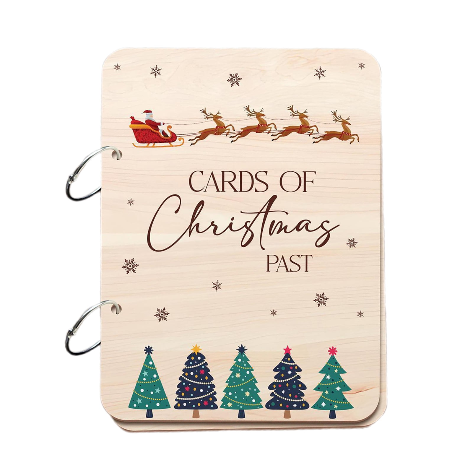 Christmas Card Holder Cards of Christmas Past Binder Keepsake Holiday ...