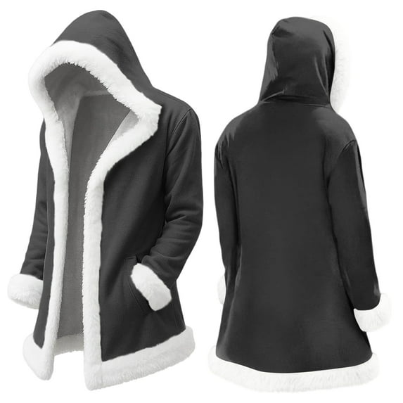 Christmas Cardigan Santa Jacket Coat for Men Hoodies Costume Claus ...