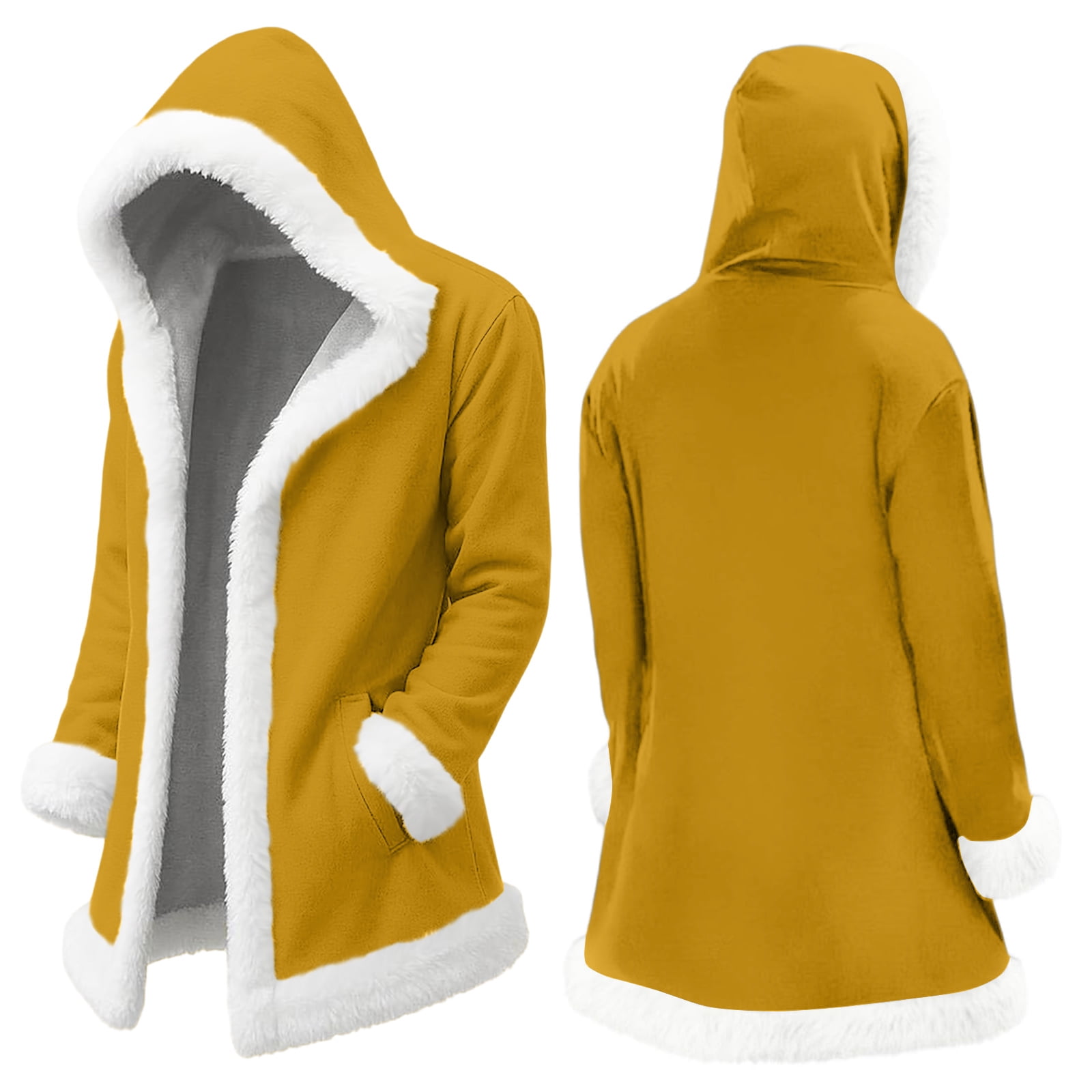 Christmas Cardigan Santa Jacket Coat for Men Hoodies Costume Claus ...