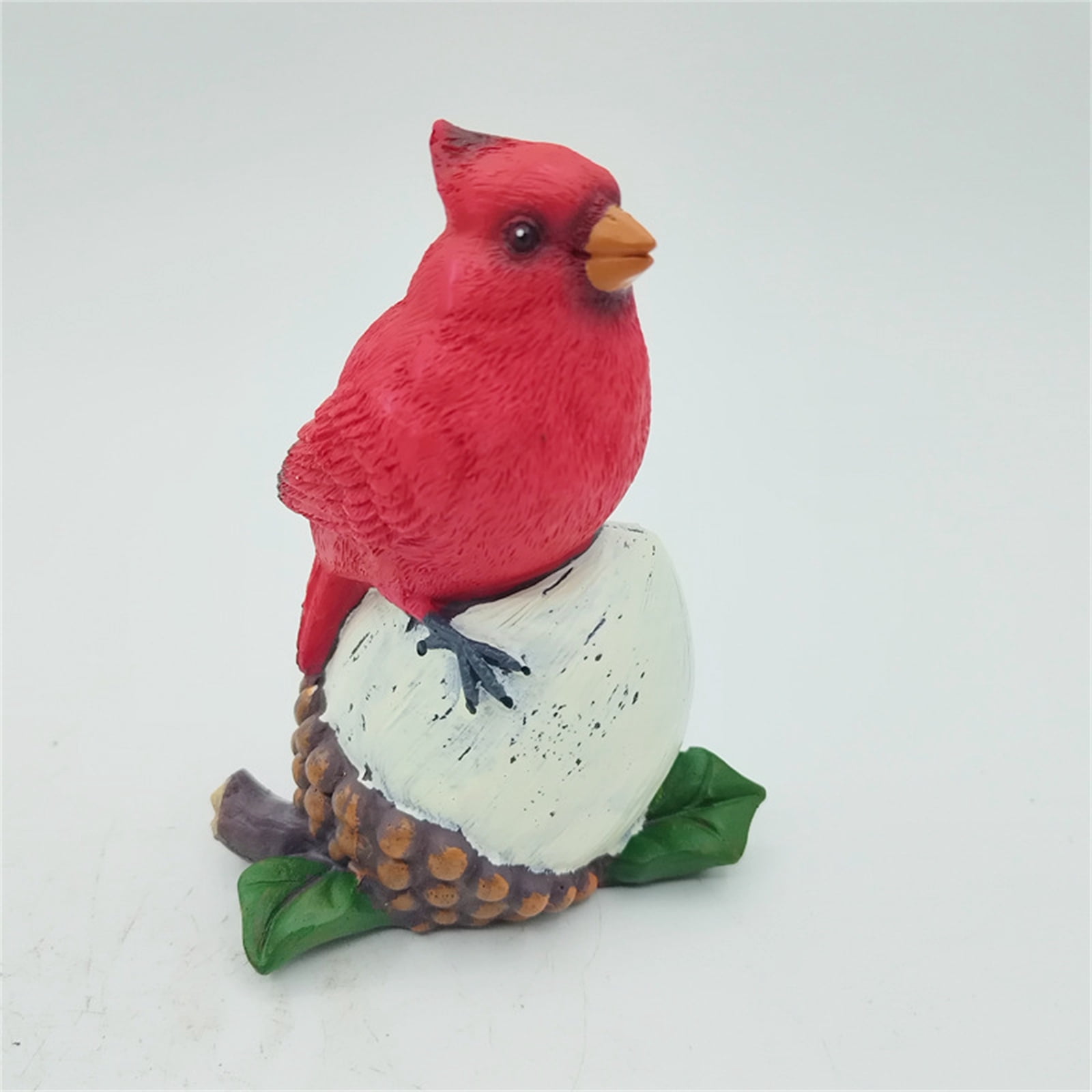 Christmas Cardinal Statue, Funny Red Cardinal Figurine,Resin Red Bird ...
