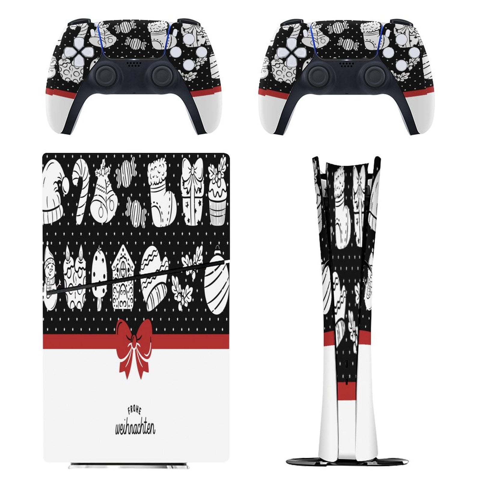 Christmas Cards PS5/PS5 Slim Digital Disc Skin Sticker For Console And ...