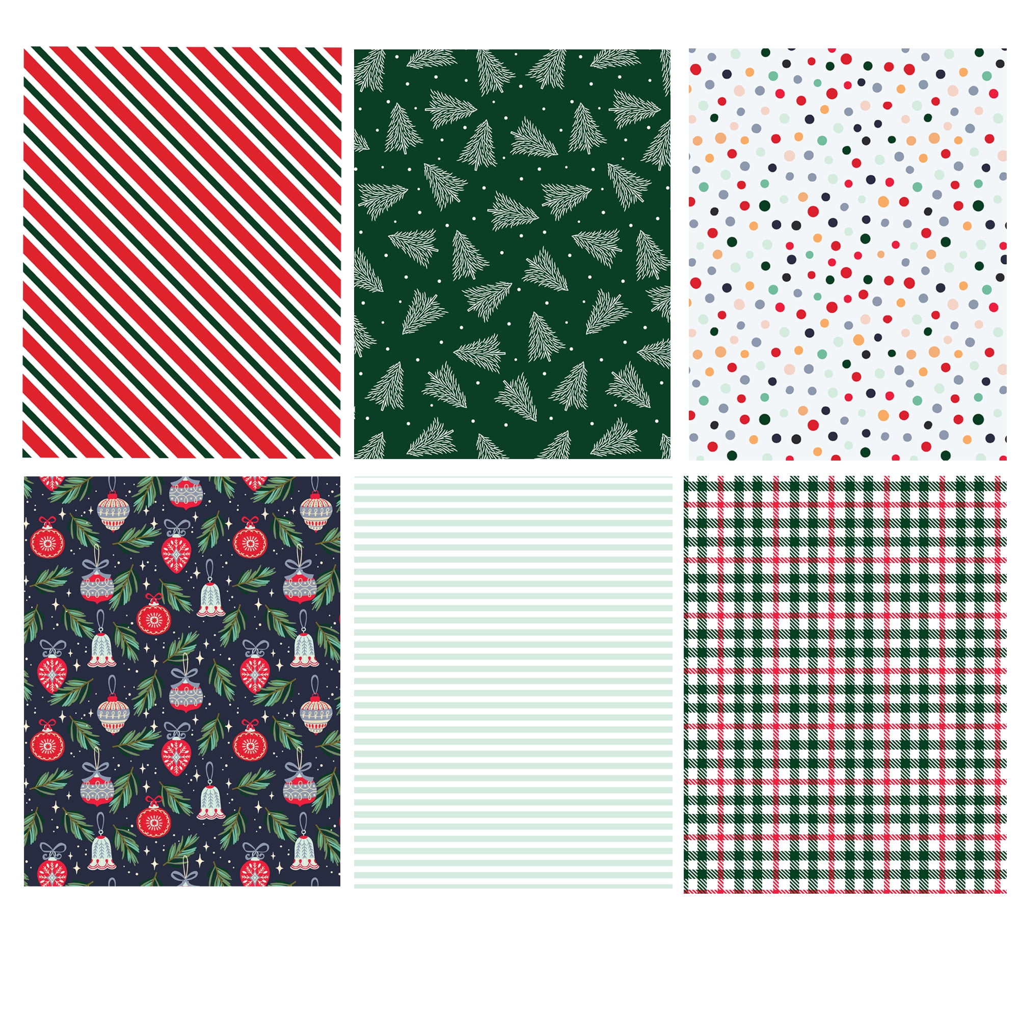 Christmas Cardstock Paper 8.5x11 Thick Cardstock Paper for Cricut (24 ...