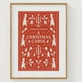 A Christmas Carol Art Print Charles Dickens Book Cover Poster Classic ...