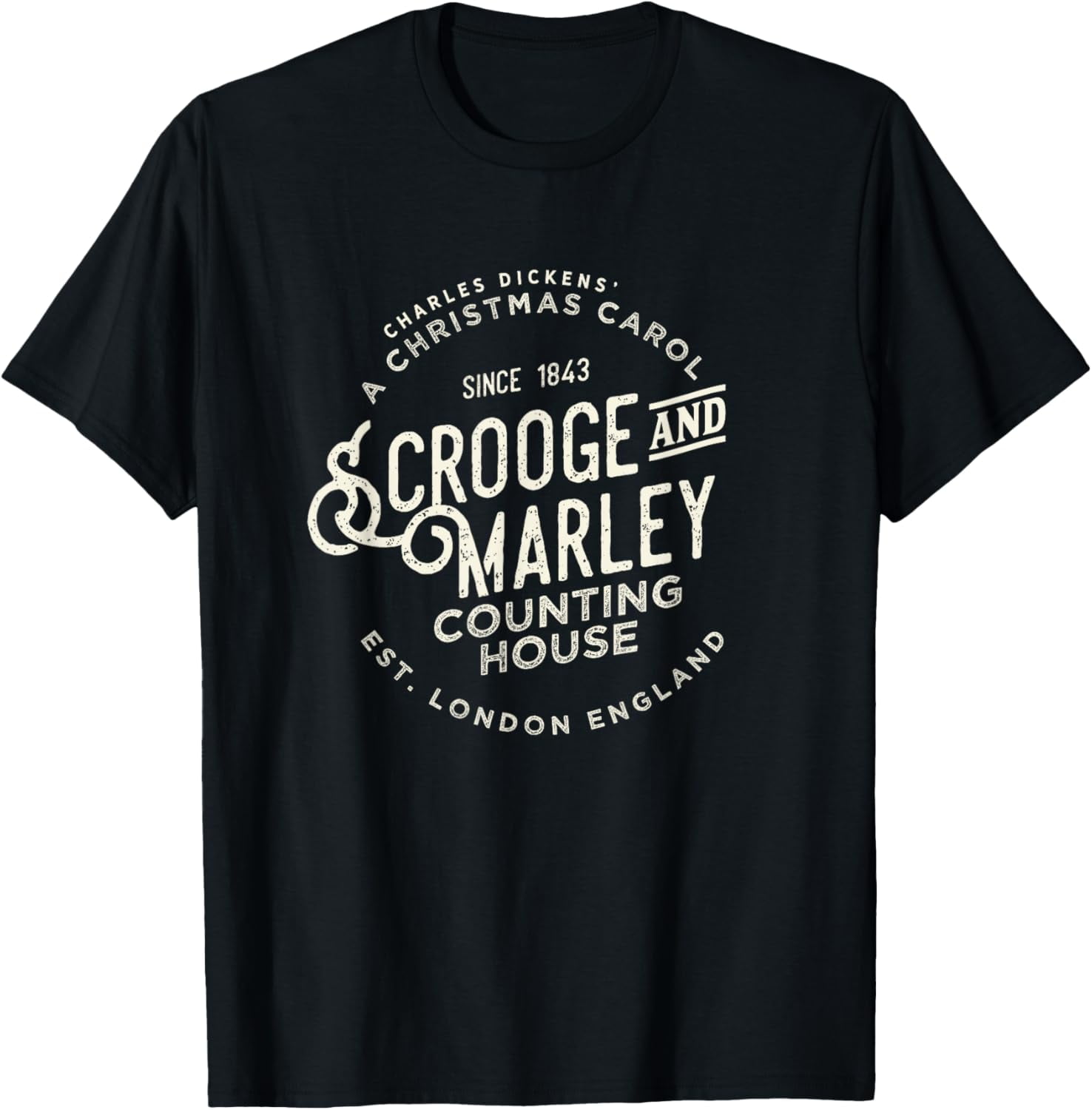 Christmas Carol, Scrooge & Marley, Holiday Design, Tradition T-Shirt ...