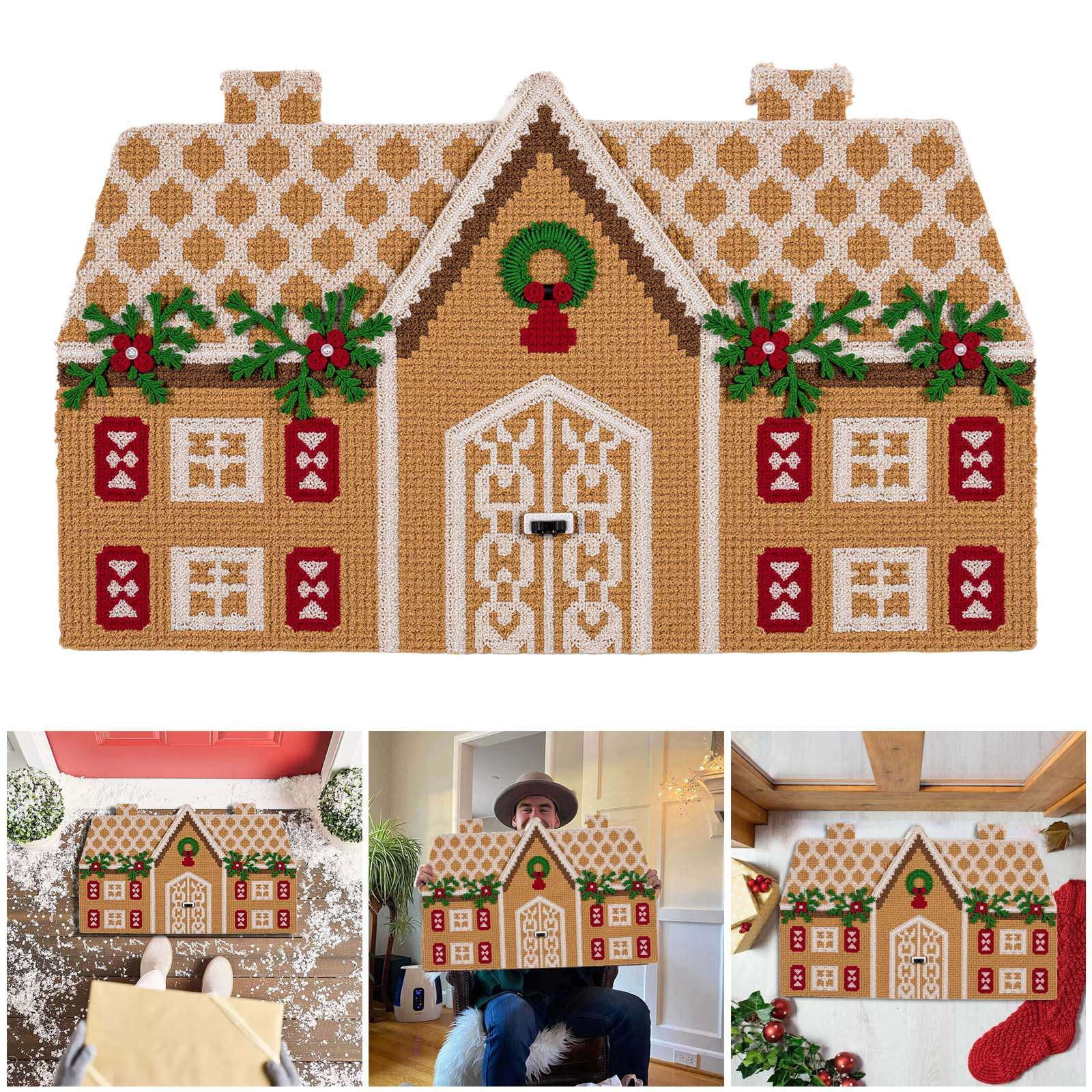 Christmas Carpet Palace House Special-Shaped Christmas Floor Mat ...