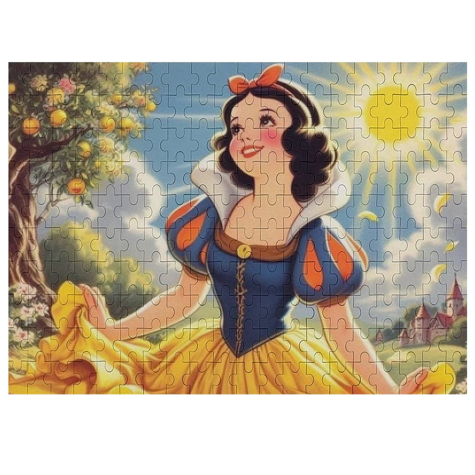 Christmas Cartoon Anime Snow White Jigsaw Puzzle - Precision Cut ...