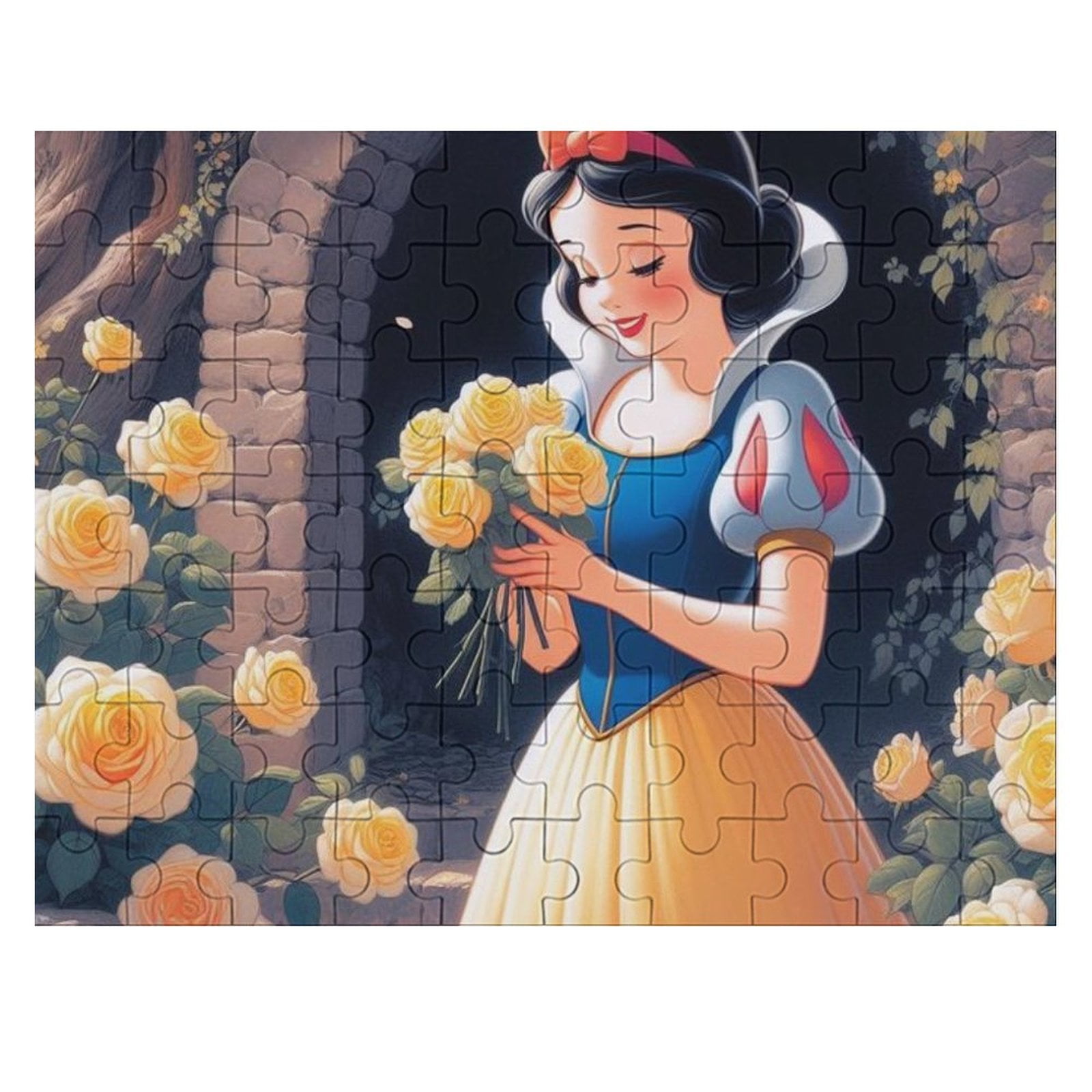Christmas Cartoon Anime Snow White Jigsaw Puzzle - Precision Cut ...