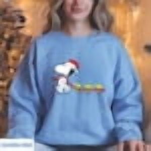 Christmas Cartoon Dog Sweatshirt, Holiday Puppy Hoodie, Cute Winter ...