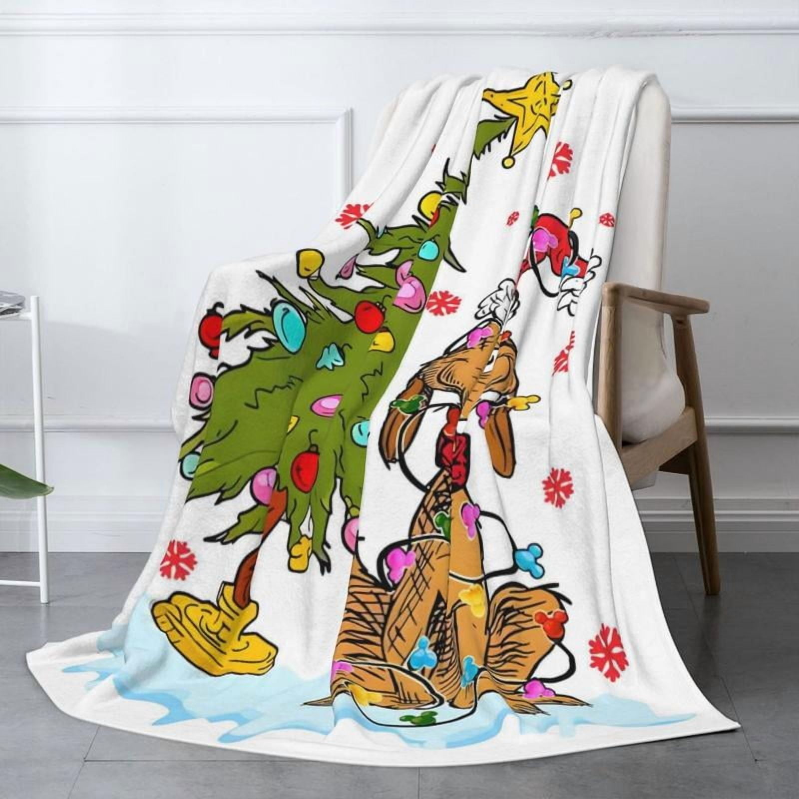 Christmas Cartoon Movie Flannel Blanket – Cozy Holiday Throw with Cute ...