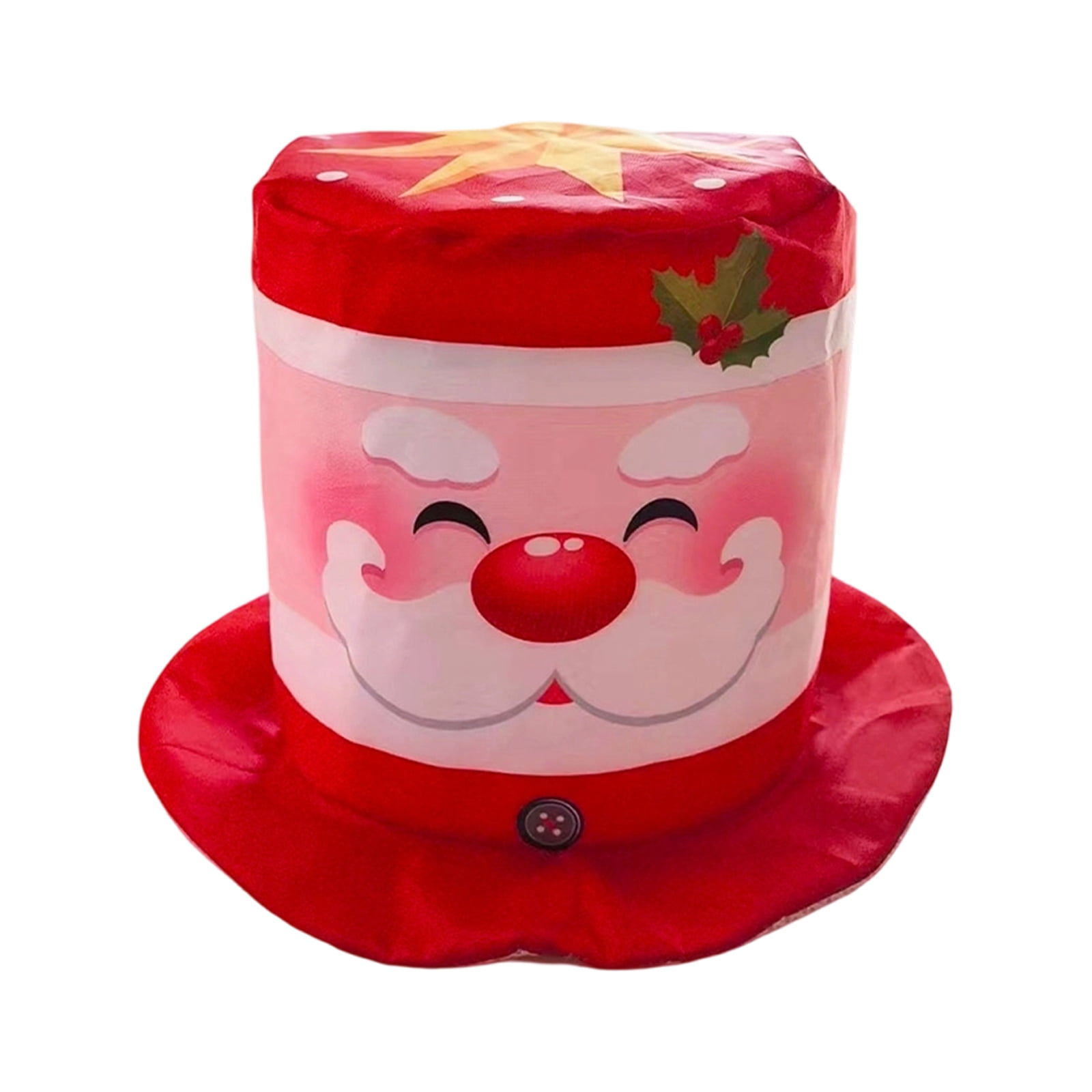 Christmas Cartoon Santa Top Hat, Christmas Party Decorations, Photo ...