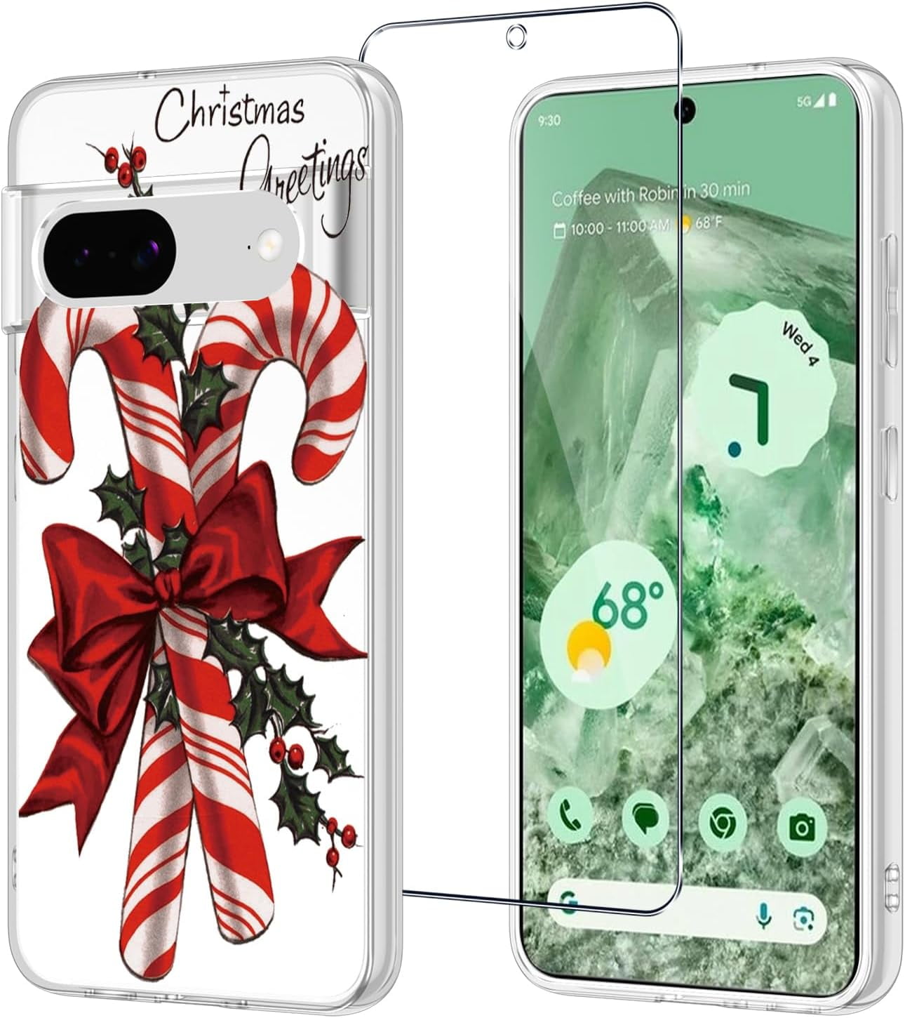 Christmas Case Compatible with for Google Pixel 8 5G 6.17'' with Screen ...