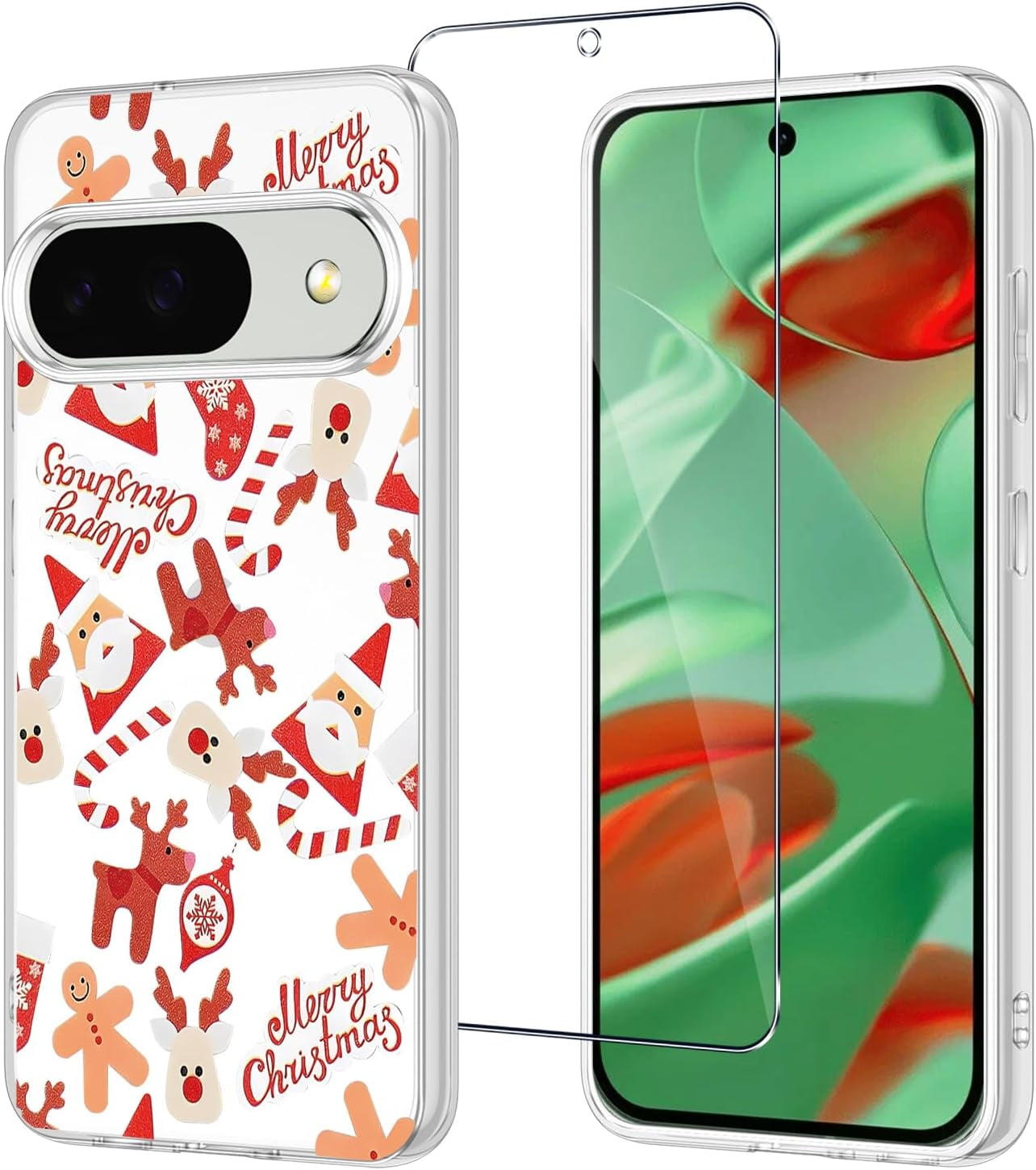 Christmas Case Compatible with for Google Pixel 9/9 Pro 5G 6.3'' with ...