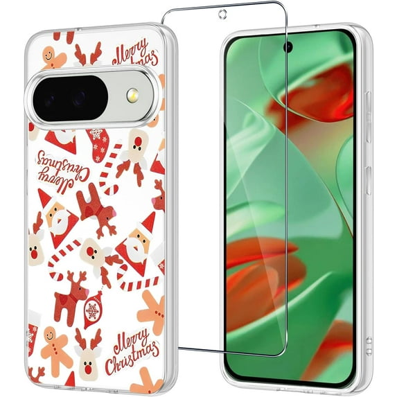Christmas Case Compatible with for Google Pixel 9/9 Pro 5G 6.3'' with ...
