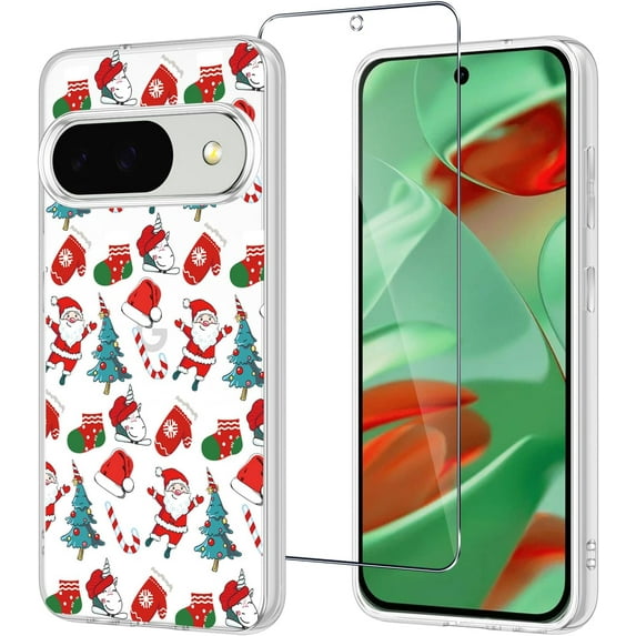 Christmas Case Compatible with for Google Pixel 9/9 Pro 5G 6.3'' with ...