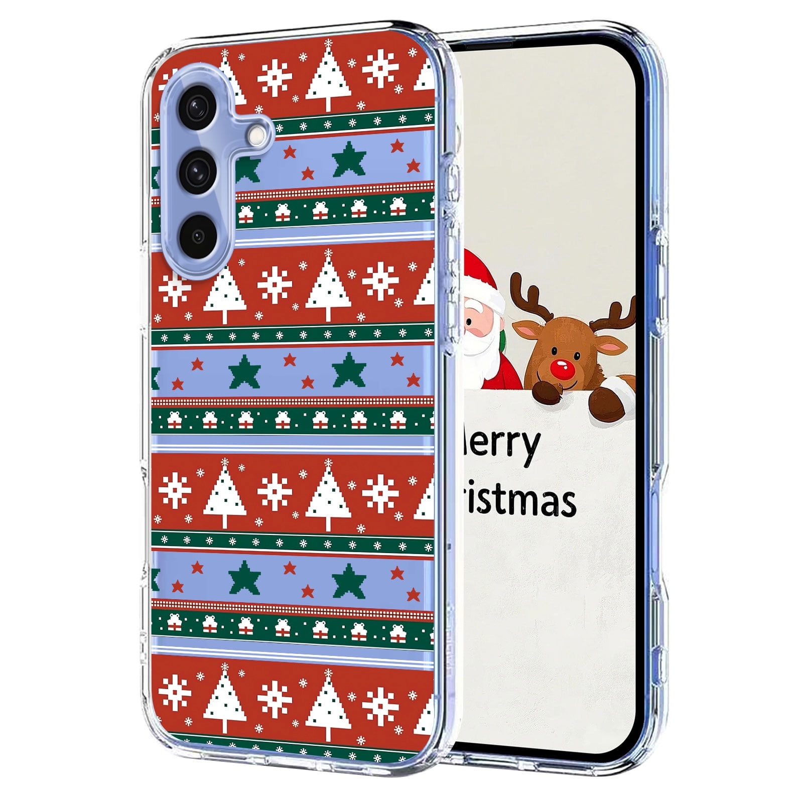 Christmas Case for Samsung Galaxy S25 Plus, Cute Merry Christmas ...