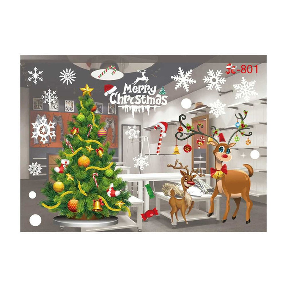 Christmas Casement Clings Sticker Showcase Sticker Glass Sticker Wall ...