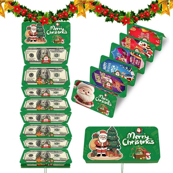 Christmas Cash Envelope, Christmas Cash Gift Envelopes, Xmas Surprise ...
