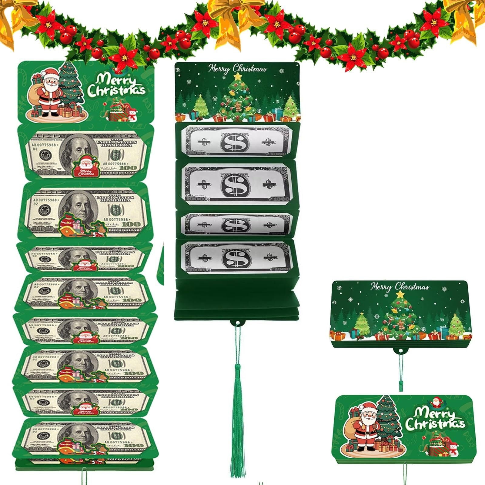 Christmas Cash Envelope, Christmas Cash Gift Envelopes, Xmas Surprise ...