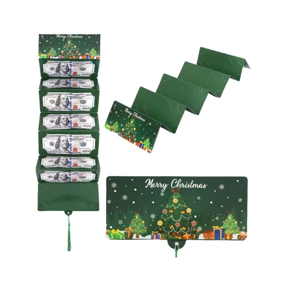 Christmas Cash Gift Envelope, 2025 New Christmas Money Holders with 10 ...