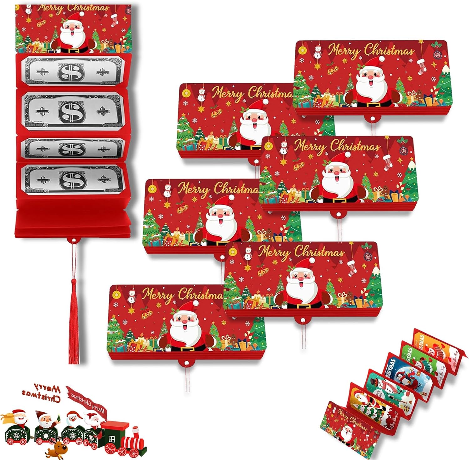 Christmas Cash Gift Envelope, 2026 New Christmas Cash Envelope with ...
