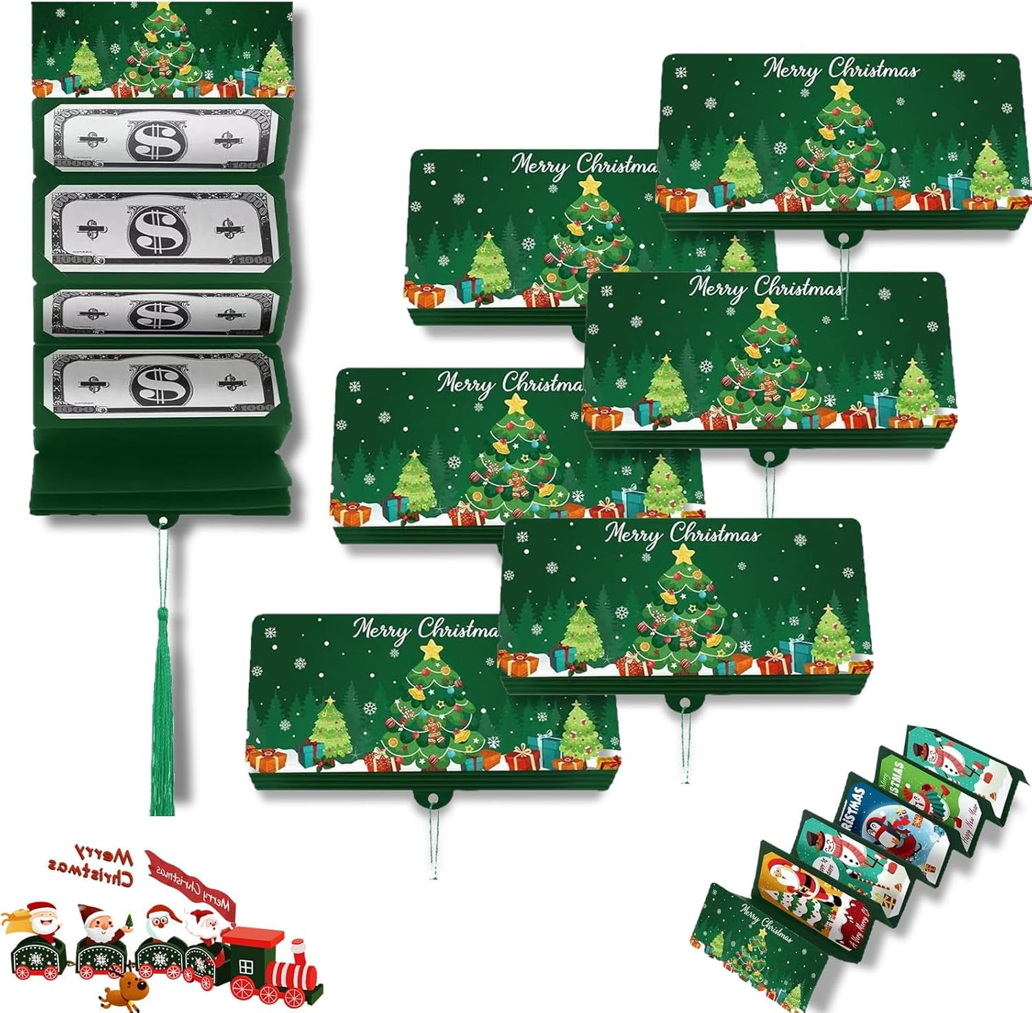 Christmas Cash Gift Envelope, 2026 New Christmas Cash Envelope with ...