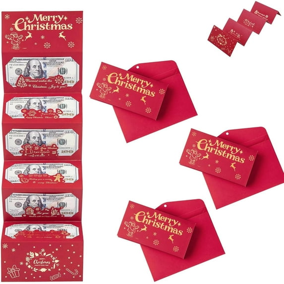 Christmas Cash Gift Envelopes 5 Slots, Christmas Cash Gift Envelopes ...