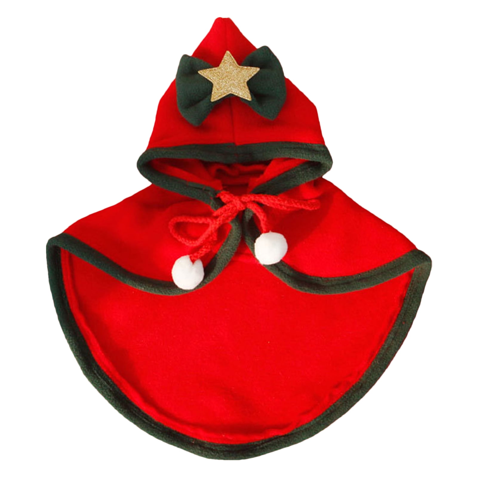 Christmas Cat Cape,Dog Soft Thick Christmas Cloak,Pets Hooded Cloak ...