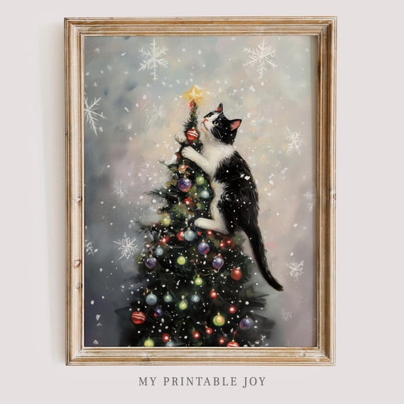 Christmas Cat Holiday Cute Climbing Tree For Festive And Cozy Winter ...