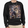 Christmas Cat Holiday Graphic Unisex Sweatshirt Cute Anime Aesthetic ...