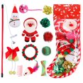 LifeIdeas, Christmas Cat Toys, 12Pcs, Interactive Xmas Stocking Set ...