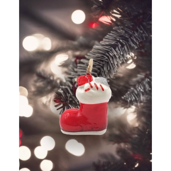 Wizardi Christmas Ceramic Ornament - Christmas Boot F07N7-21 - Walmart.com