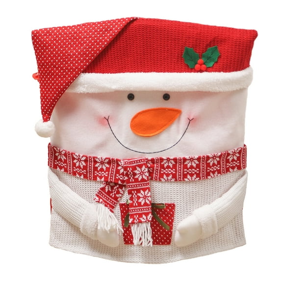 Christmas Chair Back Covers Red Hats Dining Chair Slipcovers Christmas ...